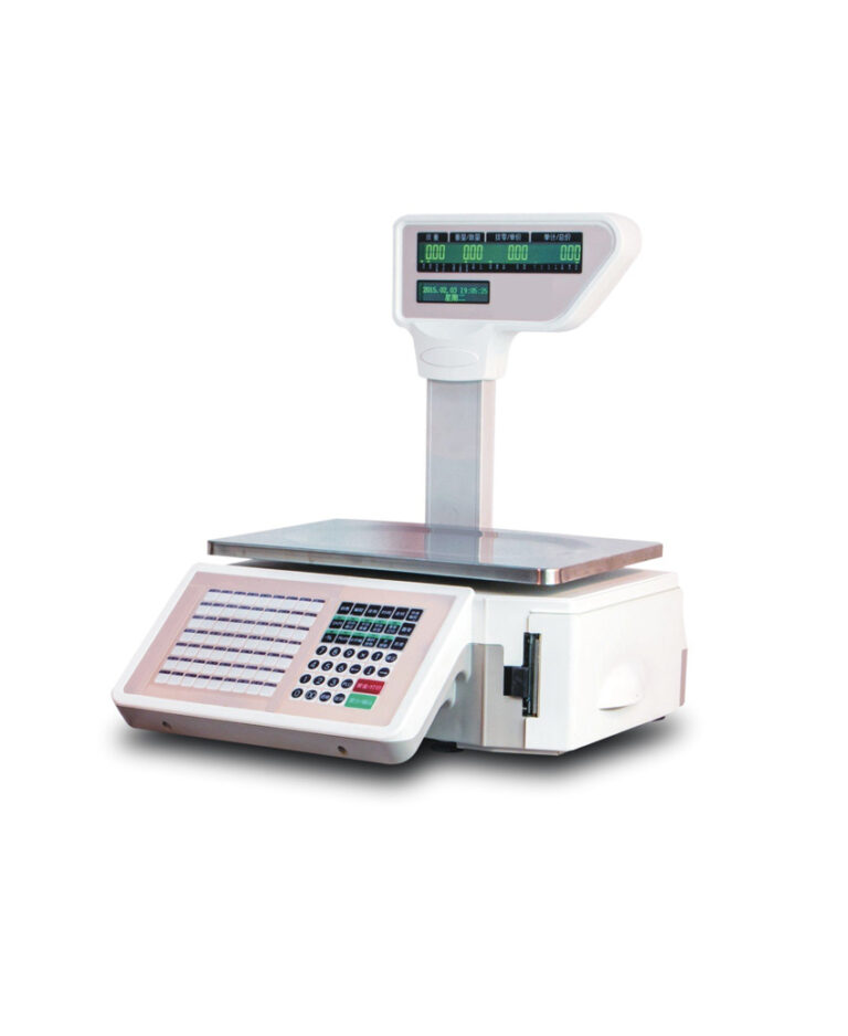Barcode Printing Scale Q8LBL30 With Customer Display Best POS Billing Barcode Printing Scale Q8LBL30 With Customer Display Best POS Billing